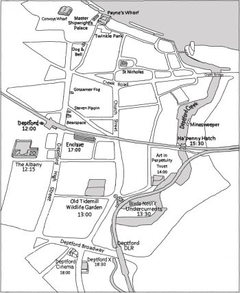 [ARTCRAWL]#14-Deptford-map | [ART&CRITIQUE]